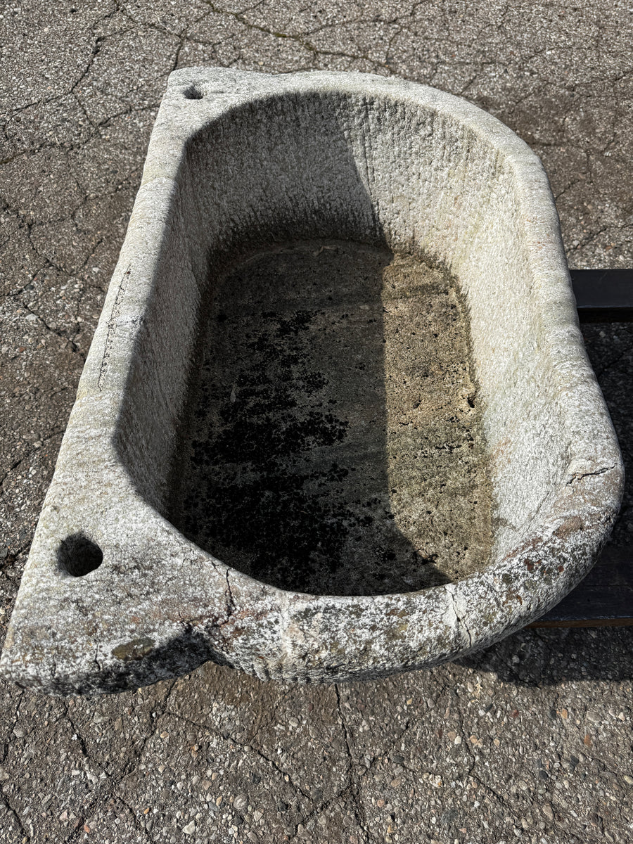 Marble cat trough – Rock Garden Imports